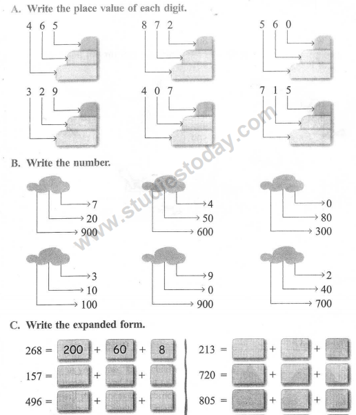 CBSE Class 2 Maths Question Paper Set C