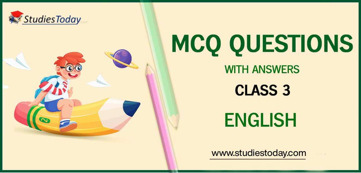 MCQs Class 3 English with Answers PDF Download