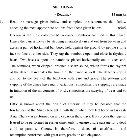 CBSE Class 10 English Language Question Paper 2014 Set 3 Delhi