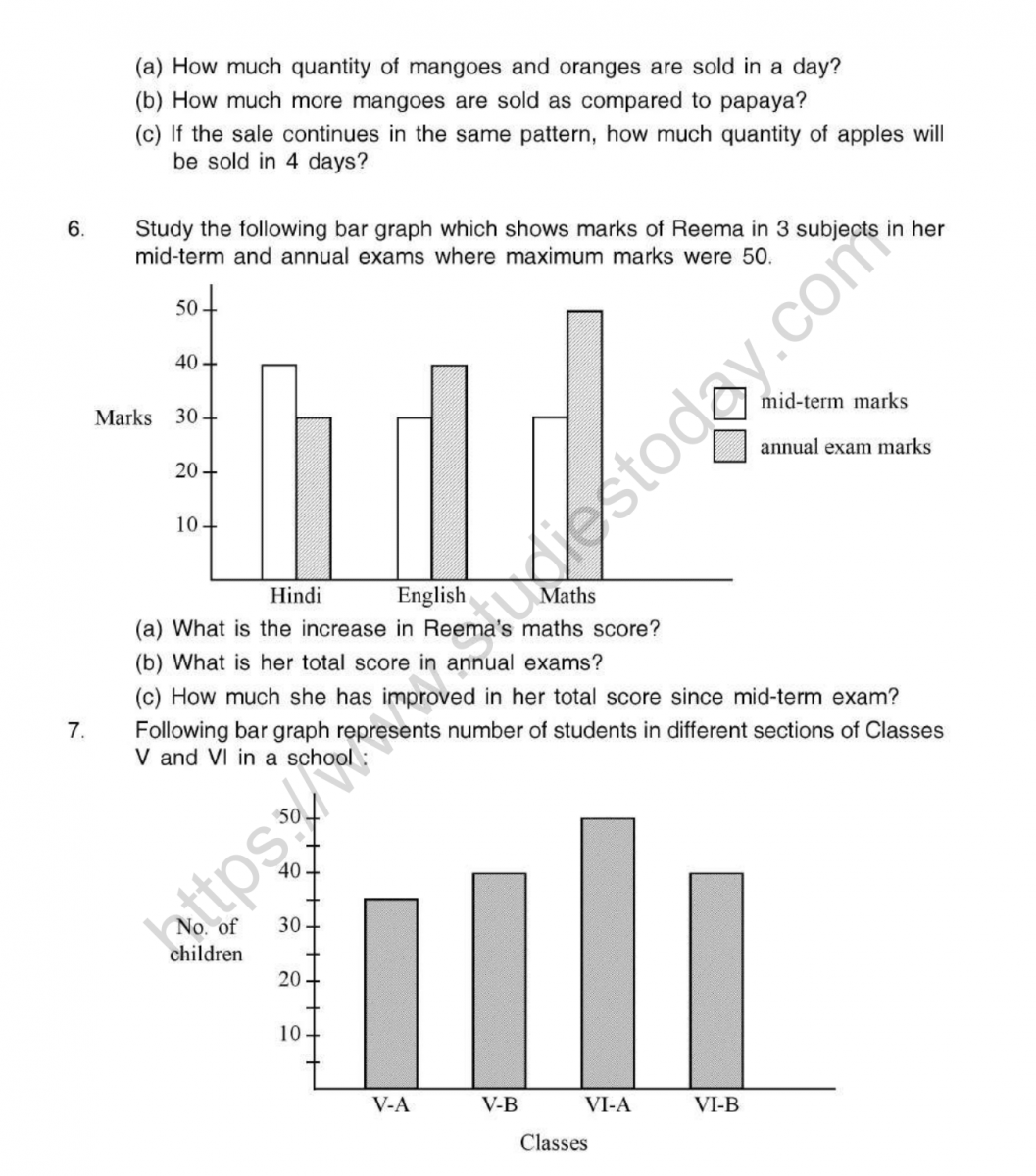 Live Worksheet For Class 5 Maths Smart Charts Huesteaching