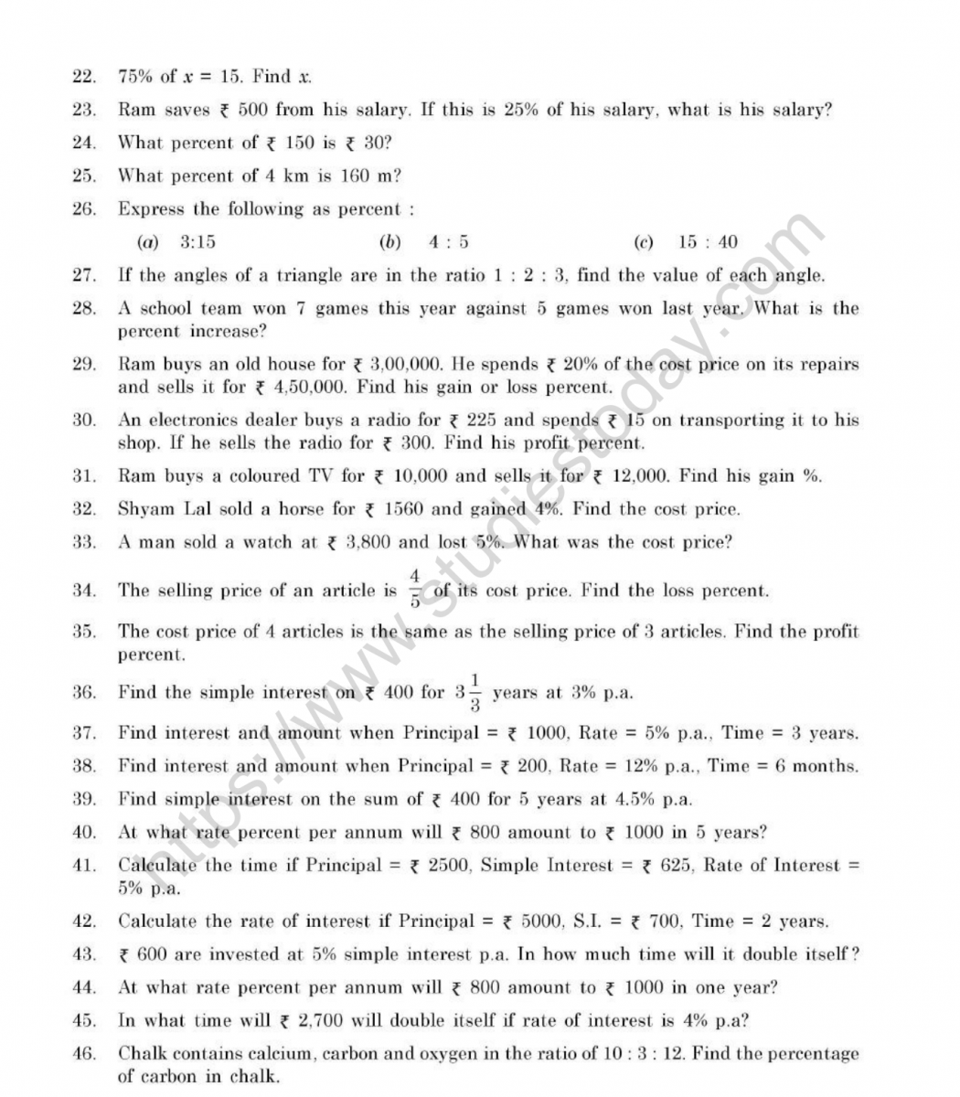 Numbers And Quantities Worksheet
