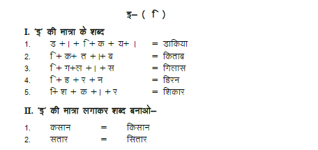 CBSE Class 1 Hindi Practice Worksheet Set 44