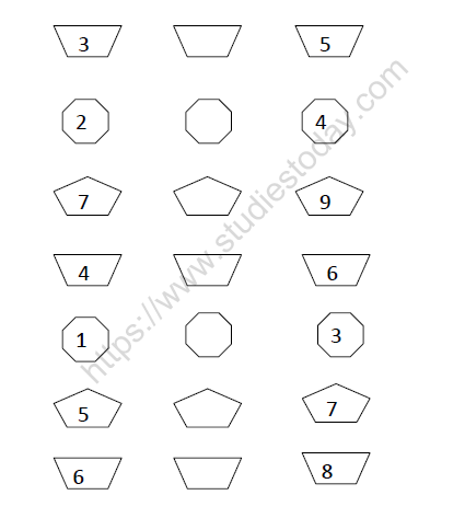 Numbers 1 To 9 Class 1 Mathematics Printable Worksheet Free PDF