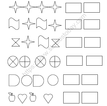 CBSE Class 1 Maths Patterns Worksheet Set E