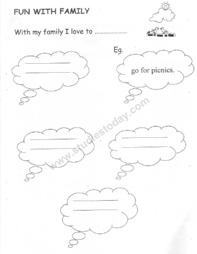 CBSE Class 1 English Revision Worksheet Set 7