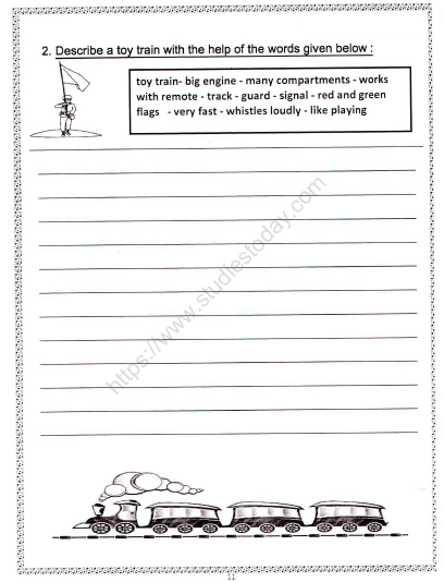 Simple Past Tense Class 2 English Printable Worksheet Free PDF