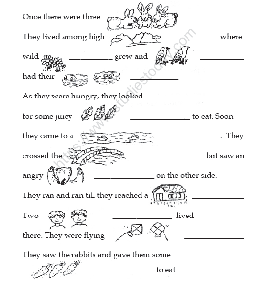 CBSE Class 2 English Vocabulary Worksheet