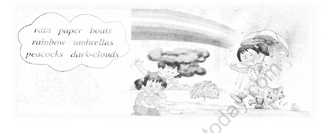 Rain Class 2 English Printable Worksheet Free PDF