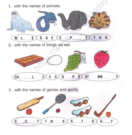 CBSE Class 2 English Fun With Words Worksheet