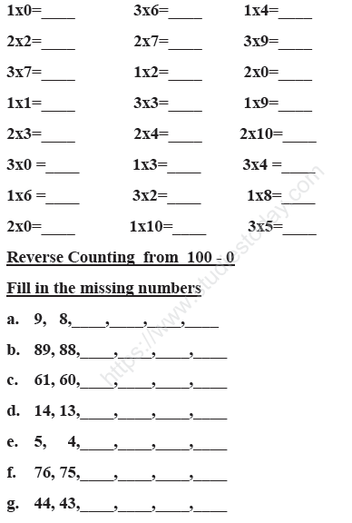 Maths Worksheets For Grade 1 Cbse Pdf Free Grade 1 Math Worksheets 
