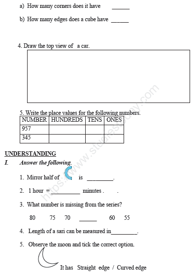 Icse Class 3 Maths Question Paper Pdf Download Papers exam