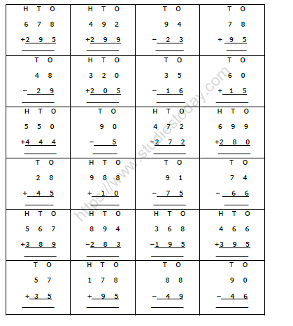 CBSE Class 2 Maths Practice Worksheet Set 22