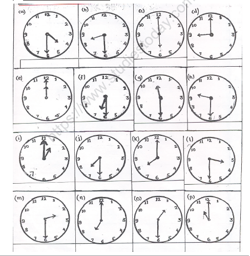 CBSE Class 2 Maths Multiplication And Time Worksheet