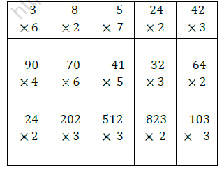 CBSE Class 2 Maths Multiplication And Time Worksheet