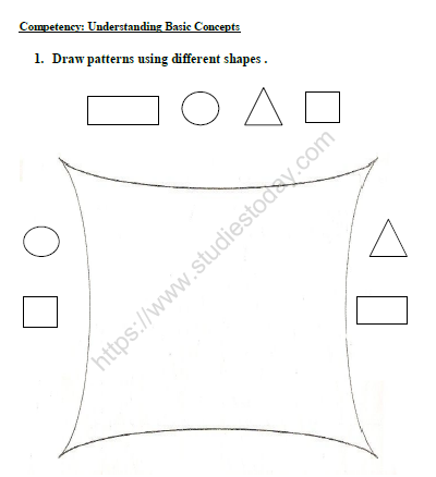 CBSE Class 2 Maths Patterns Worksheet Set B