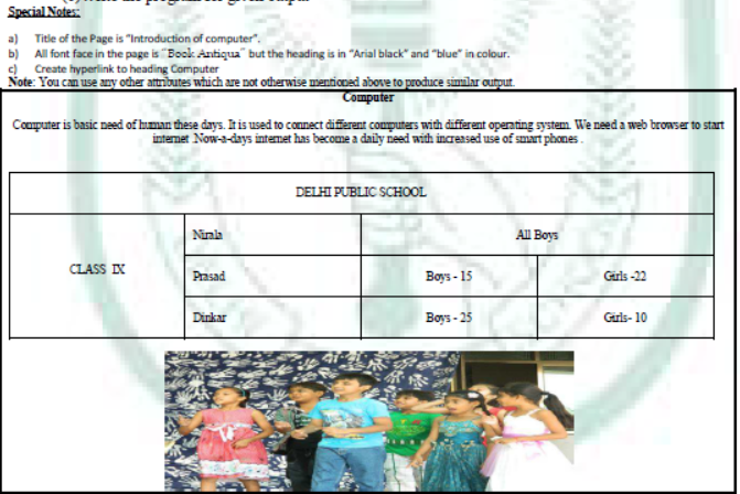 CBSE Class 8 Computer Science Sample Paper Set J CBSE Class 8 Computer Science Sample Paper Set J