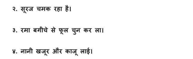Revision Assignment for CBSE Class 1 Hindi Set 6 (PDF)