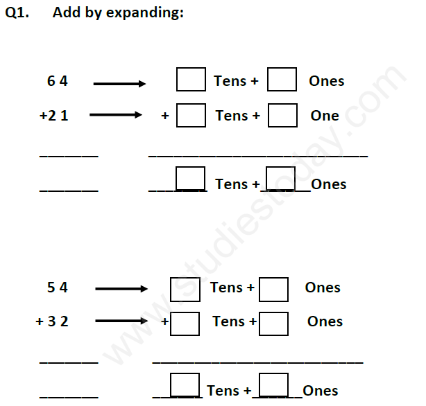 CBSE Class 2 Mathematics Revision Assignment Set A