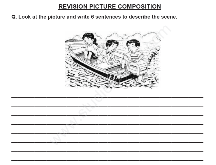 CBSE Class 4 English Picture Composition Assignment