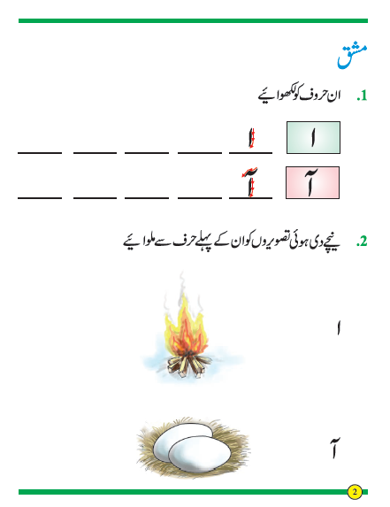 NCERT Book Class 1 Urdu Ibtedai Chapter 1