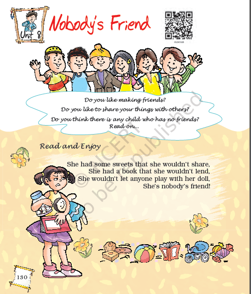 NCERT Book Class 5 English Marigold Nobodys Friend