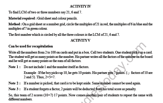 CBSE Class 4 Maths HCF and LCM HOTs