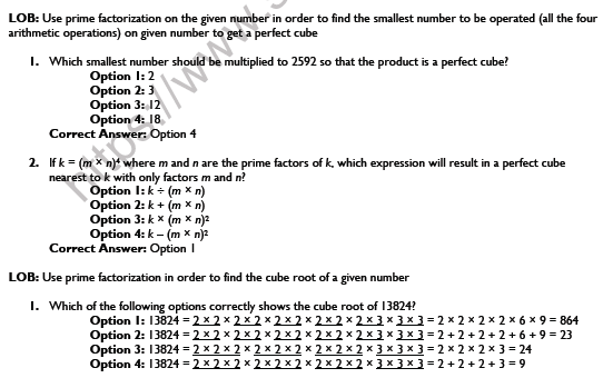 CBSE Class 8 Maths Cubes and Cube Roots Worksheet Set A