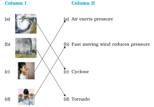 CBSE Class 7 Science Winds Storms And Cyclones Worksheet