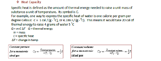 CBSE Class 11 Chemistry Thermodynamics Notes Set A