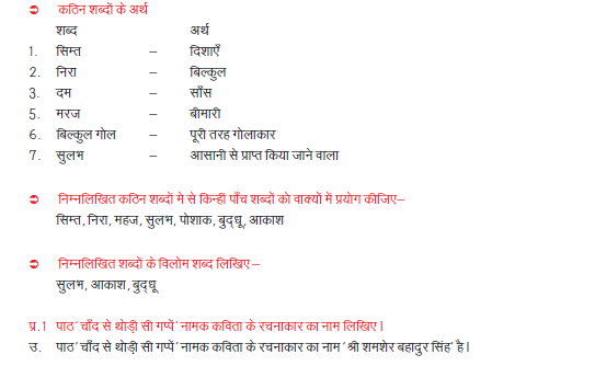CBSE Class 6 Hindi Practice Worksheet Set 2