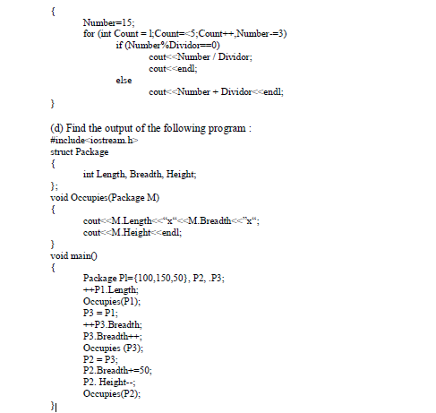 CBSE Class 12 Computer Science Sample Paper 2011 Set F