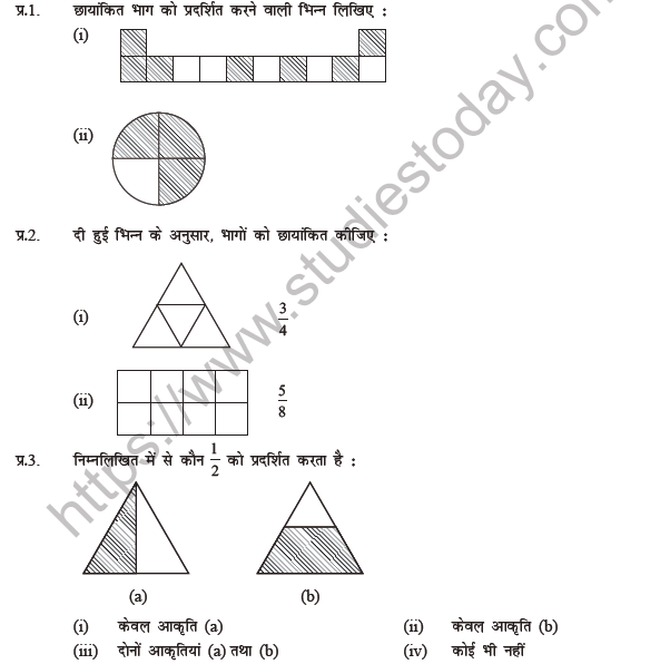 Bhinn Class 6 Mathematics Practice Worksheets PDF