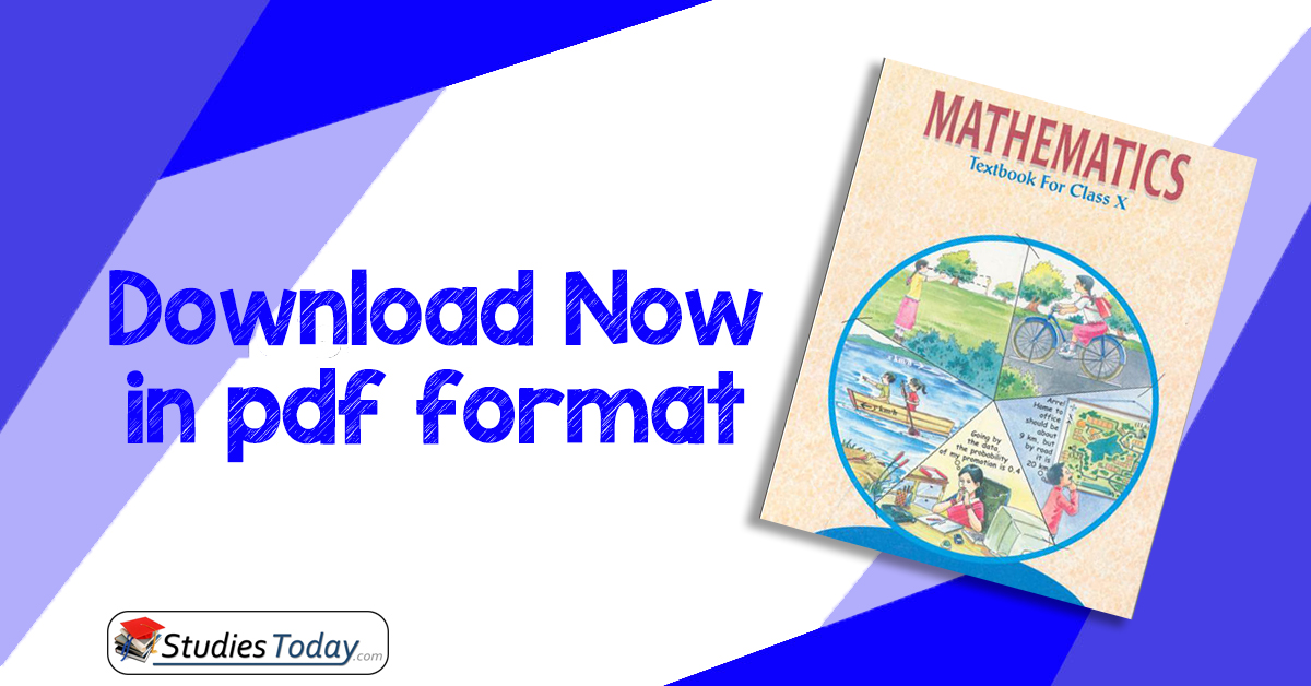 NCERT Solutions for Class 10 Mathematics CBSE - Studiestoday