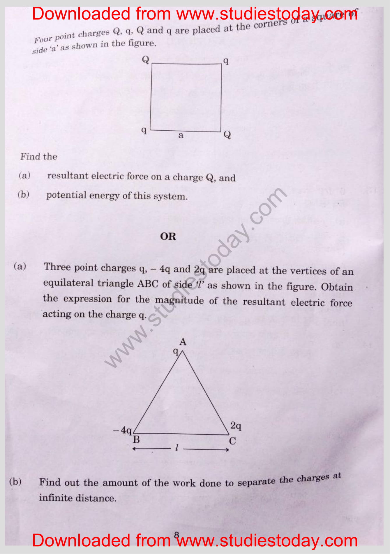 CBSE Class 12 Physics paper